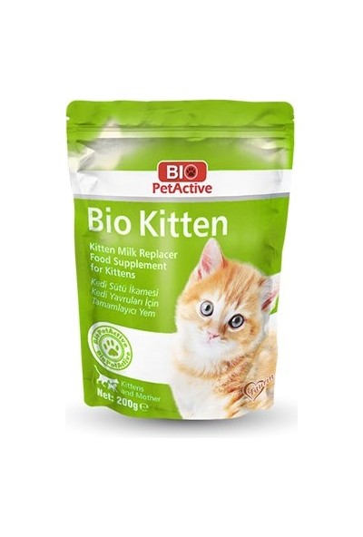 Bio Pet Active Pet Active Kitten Milk Powder Yavru Kediler Için Süt Tozu 200 gr Bio Pet Active Pet Active Kitten Milk Powder Yavru Kediler Için Süt Tozu 200 gr