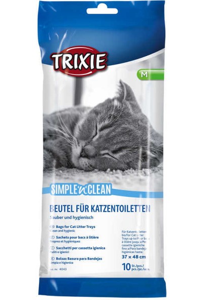 Trixie Kedi Kumu Poşeti M 37 x 48cm, 10 Adet