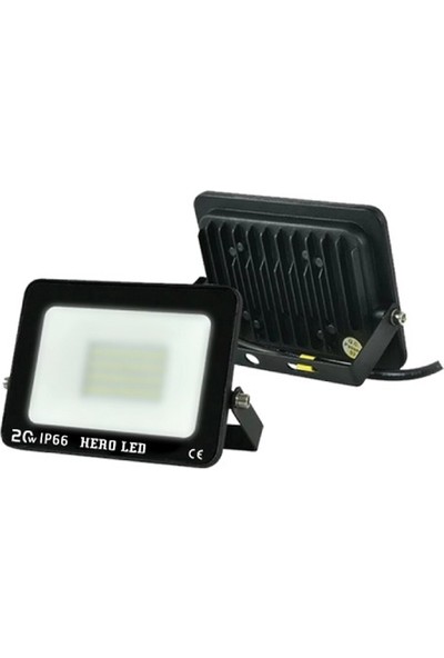 Hero Led 20 Watt Tablet LED Projektör (Beyaz) Hero Led 20 Watt Tablet LED Projektör (Beyaz)