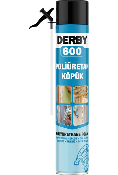 Derby Poliüretan Köpük Sprey 600g Derby Poliüretan Köpük Sprey 600g