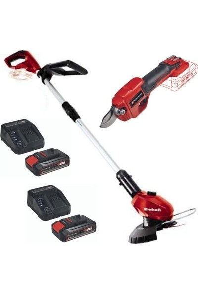 Einhell Ge-Ls 18 Li Akülü Budama Makası Ge-Ct 18 Akülü Kenar Kesme 2x2.5 Ah Starter Kit Bahçe Seti Einhell Ge-Ls 18 Li Akülü Budama Makası Ge-Ct 18 Akülü Kenar Kesme 2x2.5 Ah Starter Kit Bahçe Seti