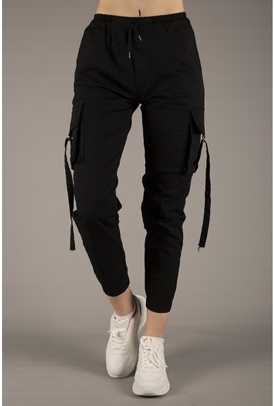 Lazzolli Collection Beli Lastikli Kargo Cep -Gabardin-