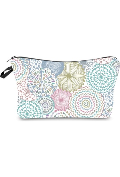 Springday Kadın Çok Fonksiyonlu Taşınabilir Baskılı Makyaj Çantası (Yurt Dışından) Springday Kadın Çok Fonksiyonlu Taşınabilir Baskılı Makyaj Çantası (Yurt Dışından)