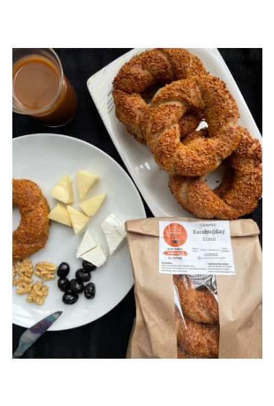 Pişman Etmeyen Lezzetler Ev Yapımı Glutensiz Karabuğday Simit 5'li