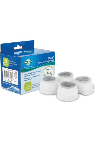 Petsafe Frolicat Petsafe Drinkwell Yedek Karbon Filtreleri [4'lü Paket]