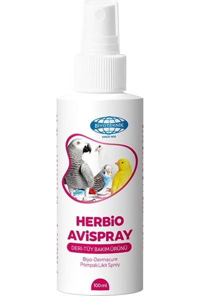 Biyo-Teknik Biyoteknik Herbio Avispray Kuş Deri - Tüy Bakım Ürünü 100 ml Biyo-Teknik Biyoteknik Herbio Avispray Kuş Deri - Tüy Bakım Ürünü 100 ml