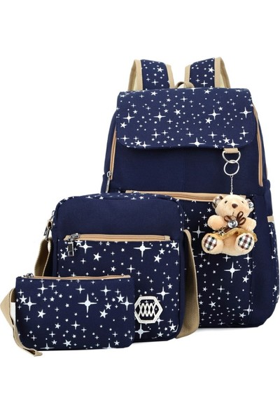 Easytoy Kızlar Kadınlar Sırt Çantası Için 3 Adet/takım Okul Çantaları (Yurt Dışından)