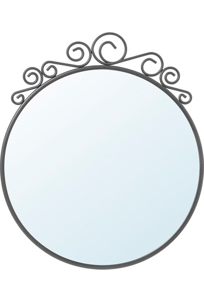Meg Megstore.tr Dekoratif Ekne Yuvarlak Özel ve Modern Tasarım Duvar Aynası 50 x 60CM / Gri Meg Megstore.tr Dekoratif Ekne Yuvarlak Özel ve Modern Tasarım Duvar Aynası 50 x 60CM / Gri