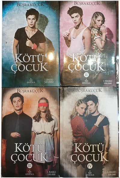 (İkinci El)Kötü Çocuk Serisi 4 Kitap - Büşra Küçük (İkinci El)Kötü Çocuk Serisi 4 Kitap - Büşra Küçük