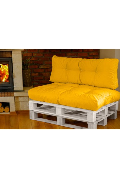 Dekosoy Dış ve Iç Mekan Palet Bahçe Balkon Havuz Başı Yat Minderi Koltuk Minderi Takımı