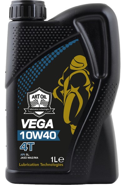 Artoil Vega 4t 10W-40 - Motor Yağı 1 Litre (Üretim Yılı: 2021)