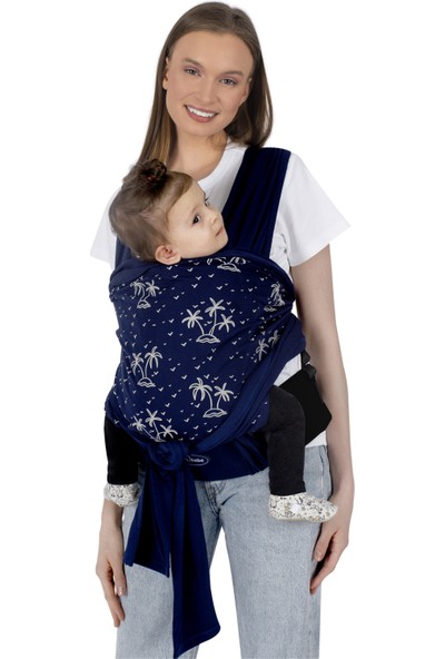 Sevi Bebe Destekli Giymeli Sling-Lacivert
