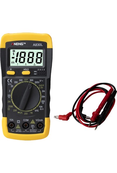 Beauty Life Dijital LCD Voltmetre Ampermetre Ohmmetre Multimetre (Yurt Dışından) Beauty Life Dijital LCD Voltmetre Ampermetre Ohmmetre Multimetre (Yurt Dışından)