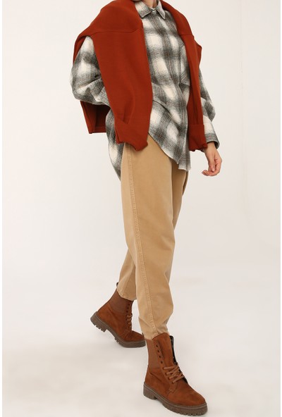 ALLDAY Rahat Kalıp Oduncu Gömlek Tunik