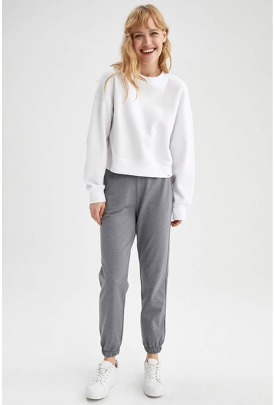 DeFacto Beli Lastikli Relax Fit Jogger Eşofman Altı U3491AZ22SP DeFacto Beli Lastikli Relax Fit Jogger Eşofman Altı U3491AZ22SP