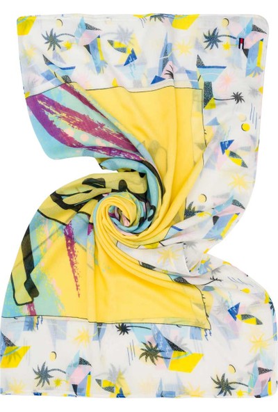 Tommy Hilfiger Kadın Tommy Hilfiger Tjw Surf Scarf Kadın Şal AW0AW07034