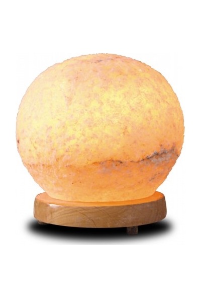 Acem Tuz Tırtıklı Küre Doğal Tuz Lamba Acem Tuz Tırtıklı Küre Doğal Tuz Lamba