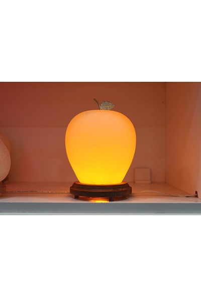 Acem Tuz Elma Model Doğal Tuz Lamba