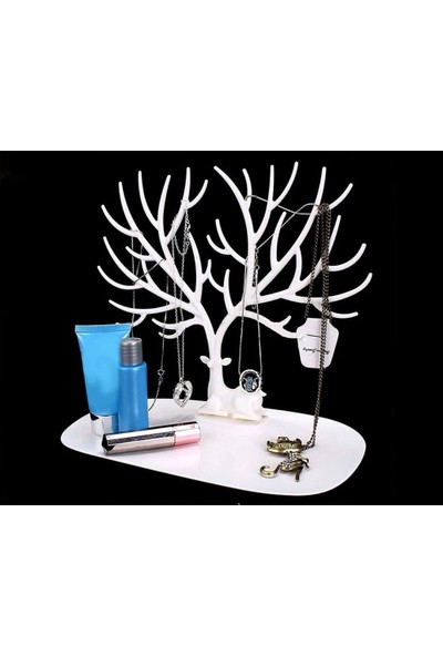 Cmt Beyaz Geyik Tasarımlı Takı Mücevher Standı