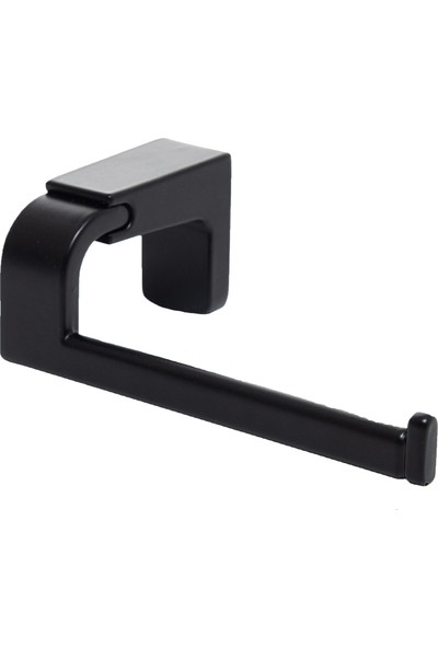 Tema Banyo Premium Kağıtlık Kapaksız Siyah Renkli 71010-2M