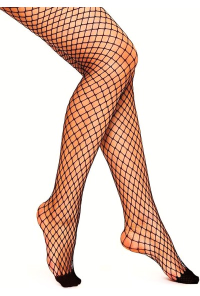 Bolero Siyah File Külotlu Çorap