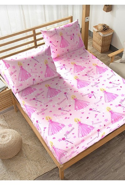 Kaan Tek Kişilik Prenses Çarşaf Seti Kaan Tek Kişilik Prenses Çarşaf Seti