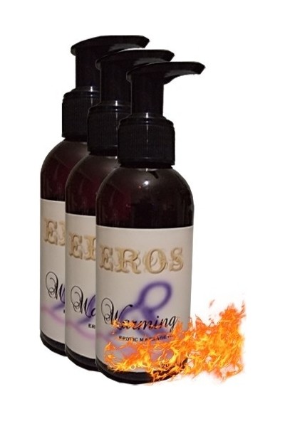 Eros Aromaterapi 3 Adet Warming Erotic Massage Gel 120 ml Isıtıcılı Erotik Masaj Jeli