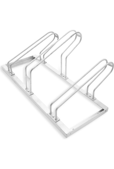 Fe Metal 3'lü Eko Galvanizli Bisiklet Park Yeri Fe Metal 3'lü Eko Galvanizli Bisiklet Park Yeri