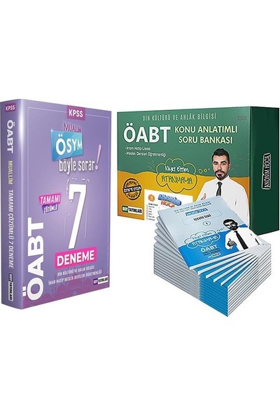 Ddy Yayınları ÖABT 2022 Din Kültürü ve Ahlak Bilgisi Anonim Hoca Konu Deneme 2’ Li Set (Ciltli) Ddy Yayınları ÖABT 2022 Din Kültürü ve Ahlak Bilgisi Anonim Hoca Konu Deneme 2’ Li Set (Ciltli)