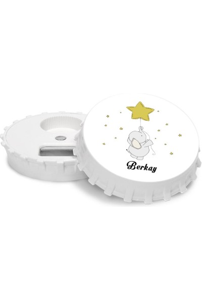 Eva Hoşgeldin Bebek Magnet Açacak 15'li Fil Tasarımı