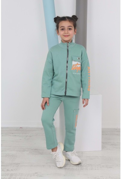 Toontoy Kids Toontoy Kız Çocuk Baskılı Eşofman Takımı