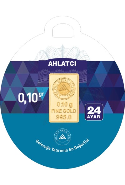 Ahlatcı 24 Ayar 0.10 gr Altın