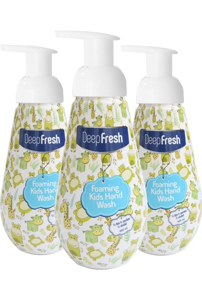 Deep Fresh Çocuk Köpük Sabun 400 Ml X 3 Adet Deep Fresh Çocuk Köpük Sabun 400 Ml X 3 Adet