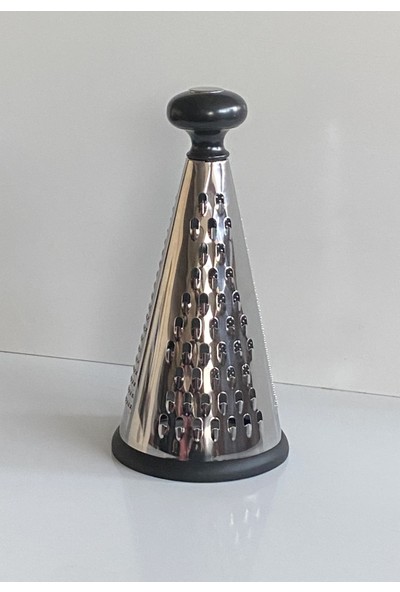 Zuzu Made Paslanmaz Çelik Çok Fonksiyonlu Silikon Tabanlı Lüks Konik Rende 26 cm