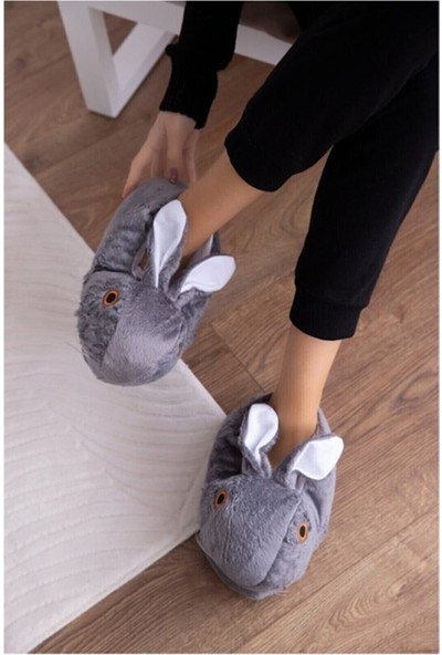 Bakac Store Tavşan Figürlü Gri Panduf Bakac Store Tavşan Figürlü Gri Panduf