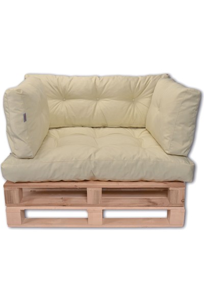 Dekosoy Dış ve Iç Mekan Palet Bahçe Balkon Havuz Başı Yat Minderi Koltuk Minderi Takımı