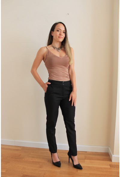 Maga Store Siyah Kumaş Pantolon Maga Store Siyah Kumaş Pantolon