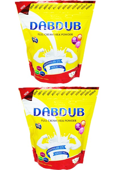 Dabdub Tam Yağlı Süt Tozu 2 Adet x 300 gr
