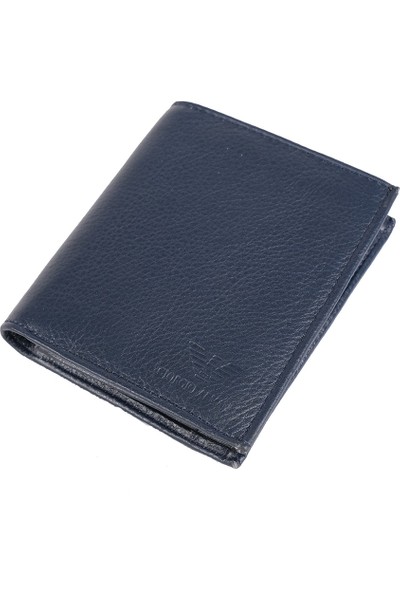 Kamus Lacivert Dikey Fermuarlı Erkek Deri Cüzdan Kamus Lacivert Dikey Fermuarlı Erkek Deri Cüzdan