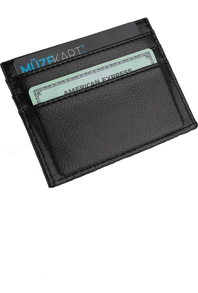 Kamus Siyah Deri Erkek Kartlık Kamus Siyah Deri Erkek Kartlık