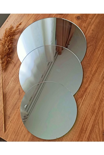 Femina Design Dairesel Kesilmiş 3'lü Makrome Ayna Seti