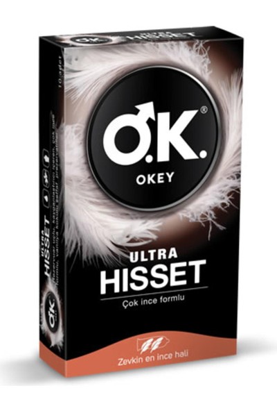Okey Okey Prezervatif Ultra Hisset 10'lu Prezervatif Okey Okey Prezervatif Ultra Hisset 10'lu Prezervatif