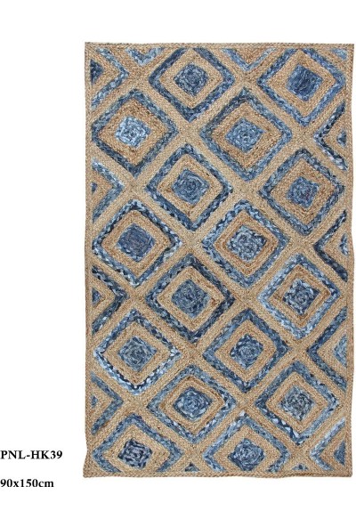 Panalı Baklava Desenli Jut Kilim 90X150 cm PNLPAN39