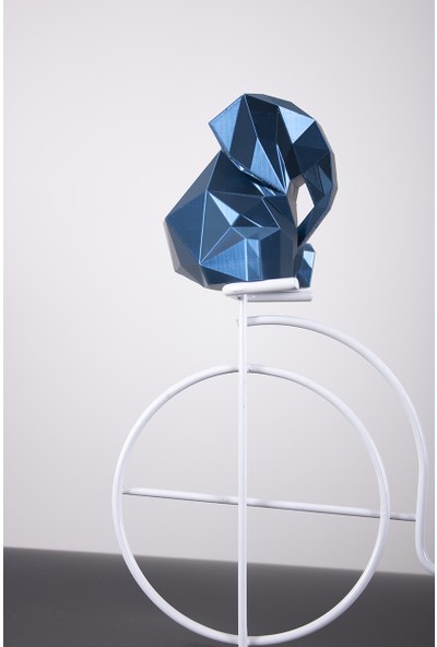 Mineliste Lowpoly Fil Dekoratif Obje