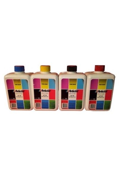 Perfection Resimli Pasta Yazıcısı Gıda Mürekkebi Kırmızı 500 ml