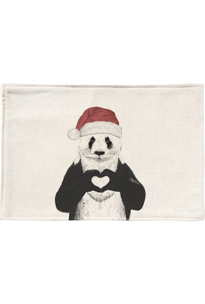 Kaneed Placemat, Şartname: Tek Taraflı Panda Şapka Kaneed Placemat, Şartname: Tek Taraflı Panda Şapka