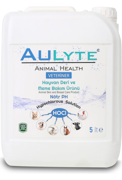 Tepe Aulyte Hipokloröz Animal Health Veteriner Hayvan Deri ve Meme Bakım Ürünü 5 Lt Tepe Aulyte Hipokloröz Animal Health Veteriner Hayvan Deri ve Meme Bakım Ürünü 5 Lt