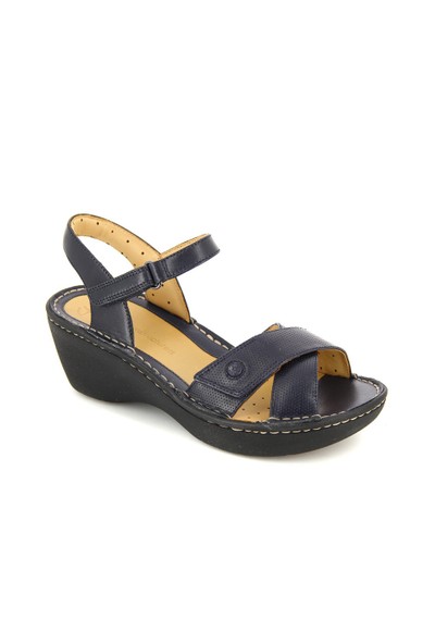 Clarks Lacivert Deri Sandalet 26114943 Clarks Lacivert Deri Sandalet 26114943