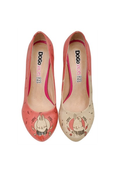 Dogo I Am Really Lost / Tasarım Baskılı Vegan / High Heels Topuklu Kadin Ayakkabi