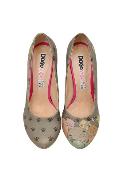 Dogo I Am A Cat Person / Tasarım Baskılı Vegan / High Heels Topuklu Kadin Ayakkabi Dogo I Am A Cat Person / Tasarım Baskılı Vegan / High Heels Topuklu Kadin Ayakkabi